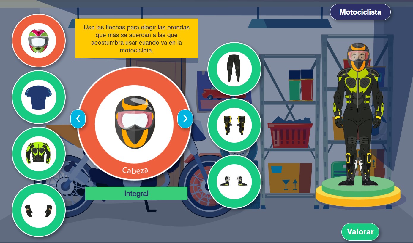 Elementos de protección personal para motociclistas en Colombia